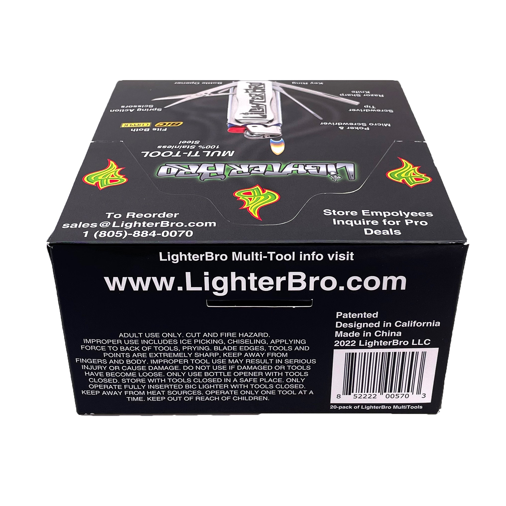 20 Pack Countertop Box – LighterBro
