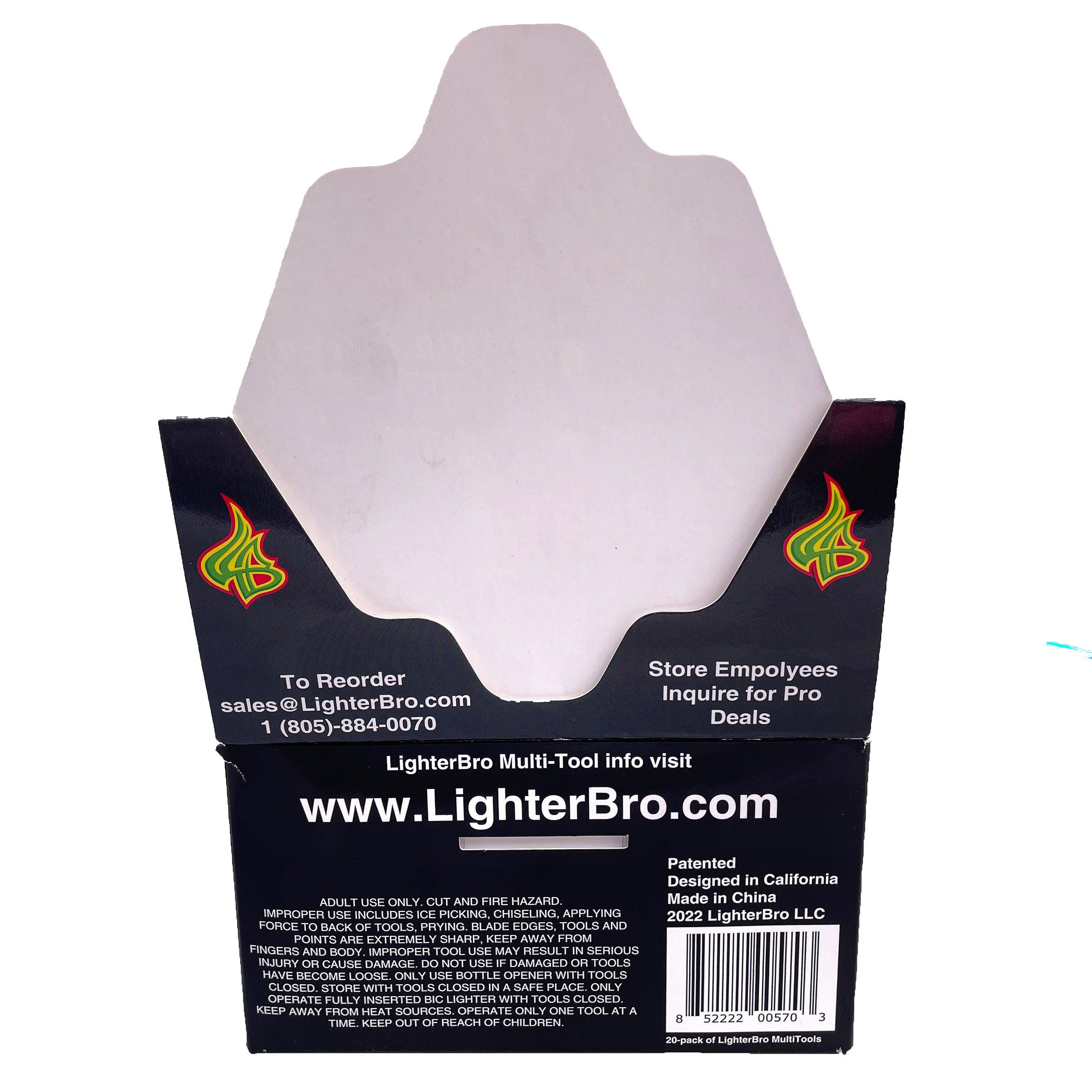 20 Pack Countertop Box – LighterBro